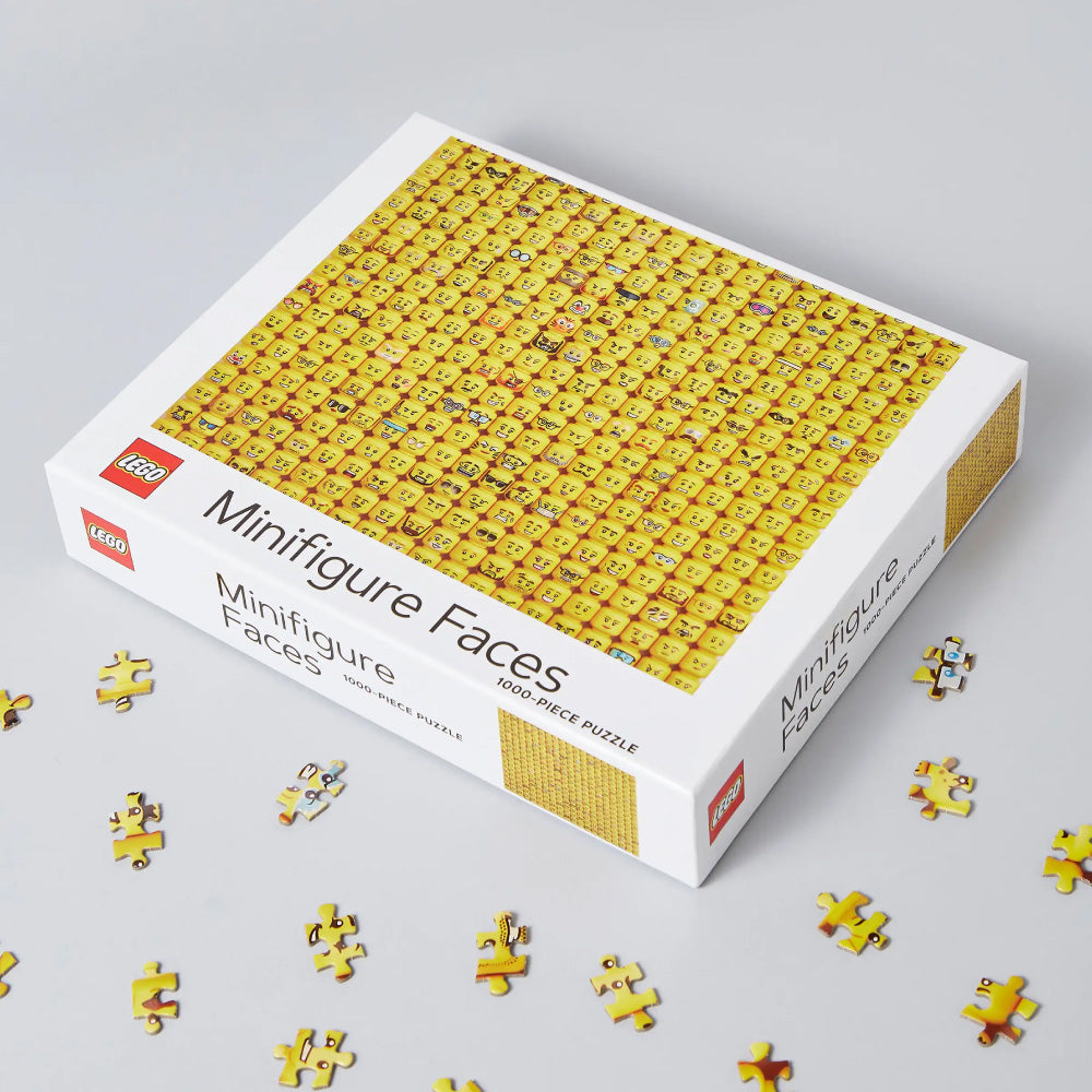 Puzzle LEGO Minifigure Faces 1000 pezzi 63x50 | Strillone Society ...